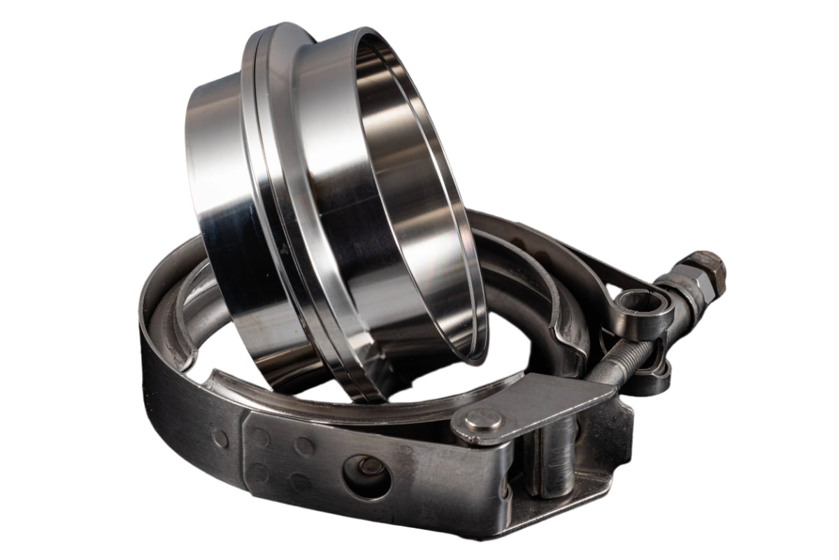 6.0" Stainless Steel V-Band Flange Assembly with Clamp – Felder Kustom ...